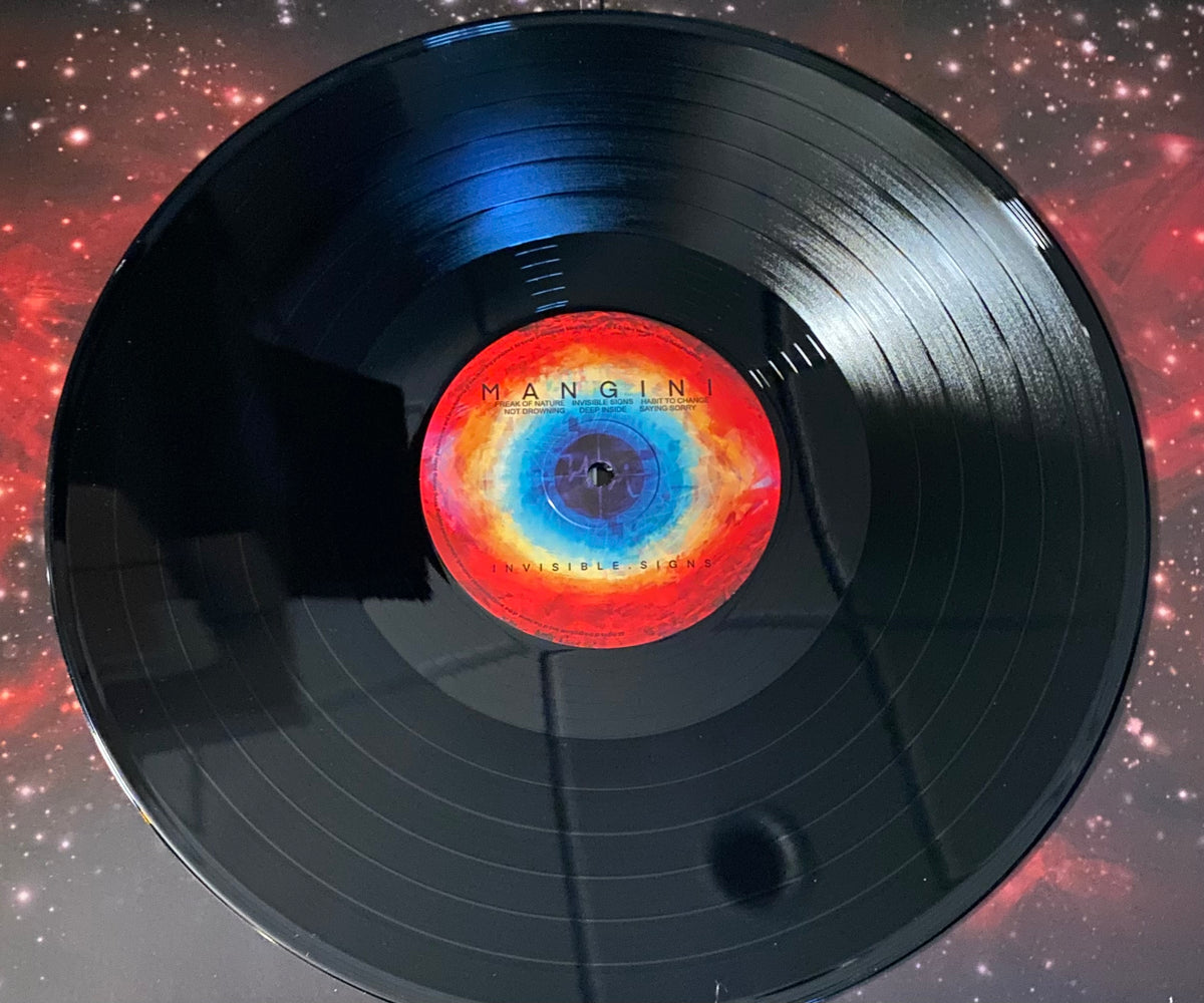 "Invisible Signs" LP Album, AUTOGRAPHED – mikemangini